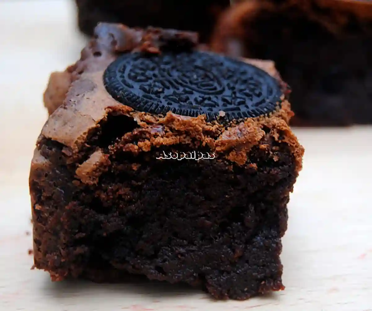 Receta de los Brownies Oreo