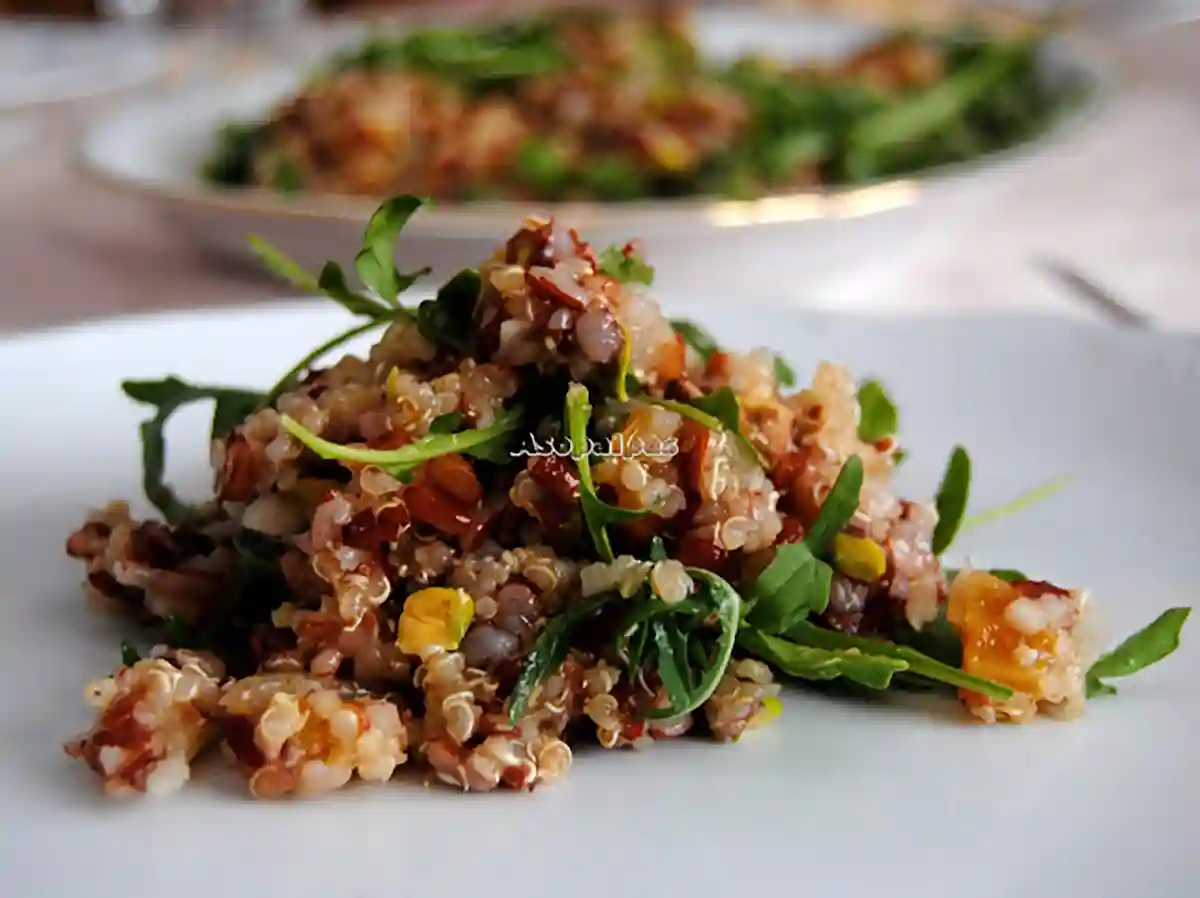 Receta de la Ensalada de Quinoa y Arroz Rojo