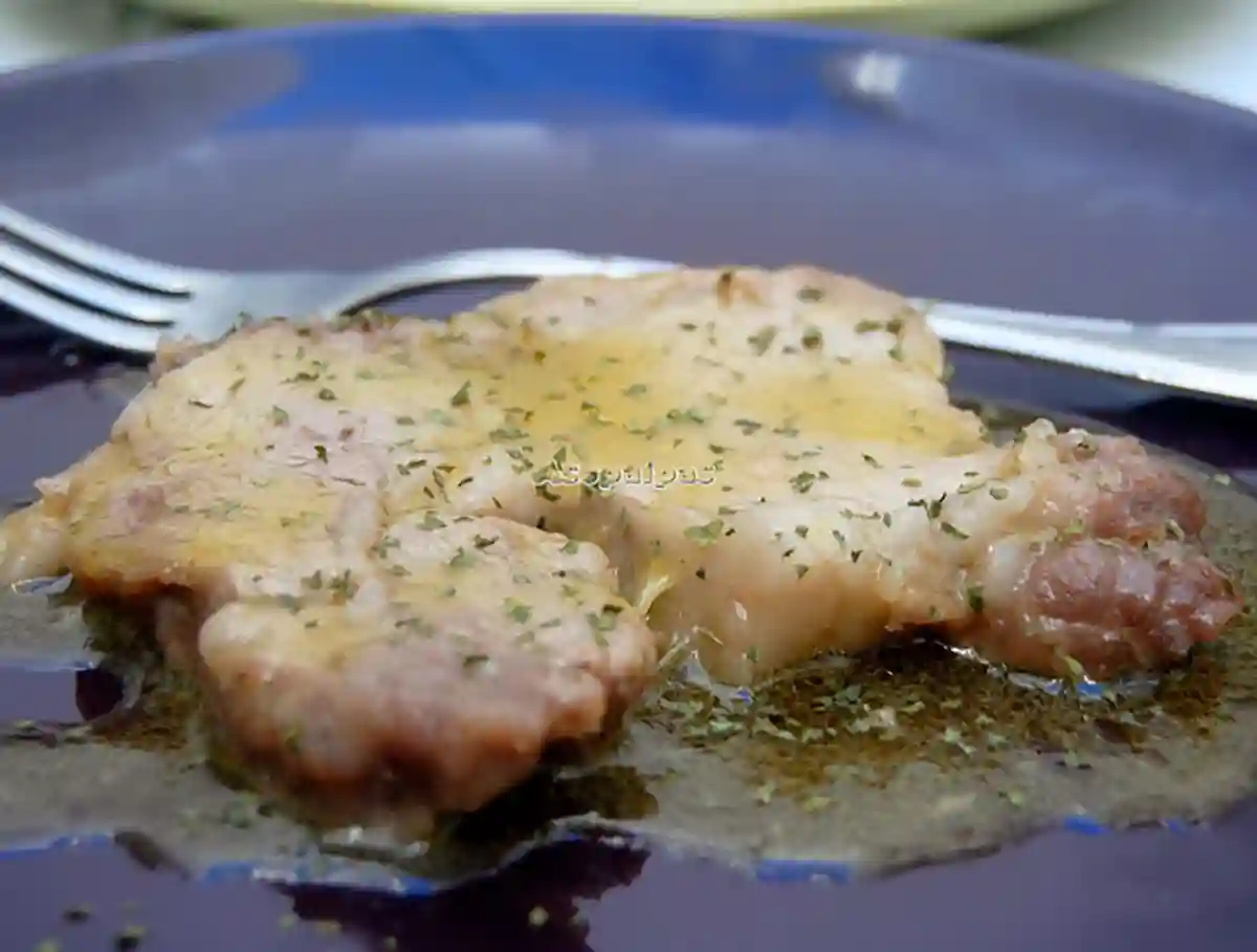 Receta de la Ternera con salsa de Limón